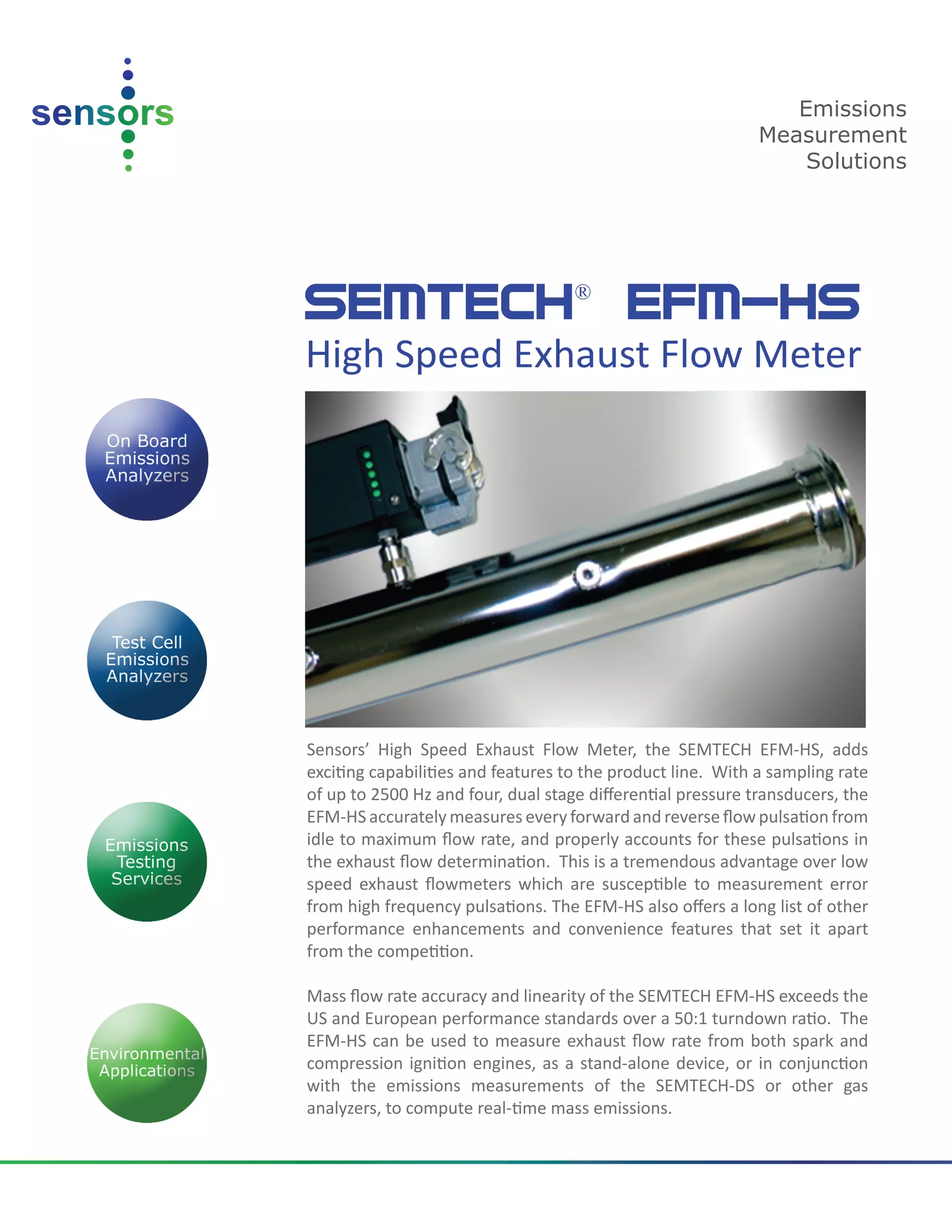 Semtech Efm Hs High Speed Flow Tube | PDF