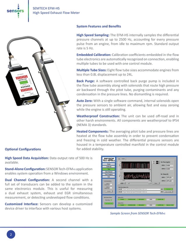 Semtech Efm Hs High Speed Flow Tube | PDF