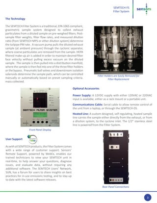Semtech Fs Particulate Measuring System | PDF | Physics | Science