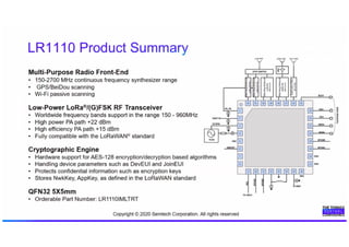 SEMTECH LoRa Edge and LoRa Cloud | PPT