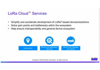 SEMTECH LoRa Edge and LoRa Cloud | PPT