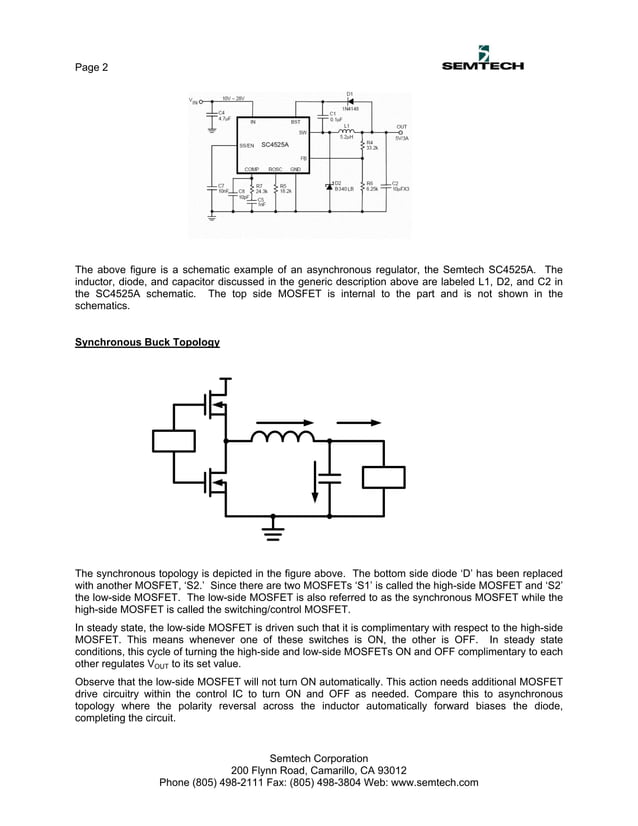 Semtech synchronous vs-asynchronous-buck-regulators | PDF