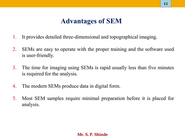 SEM & TEM | PDF