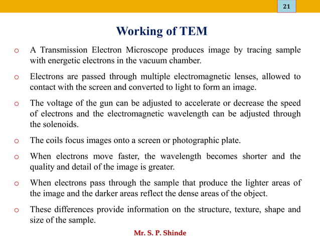 SEM & TEM | PDF