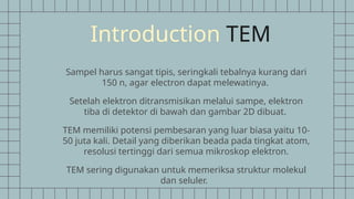 Scanning Electron Microscopy (SEM) & Transmission Electron Microscopy ...