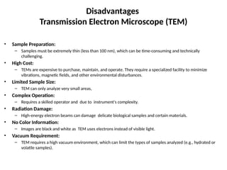Scanning Electron Microscope, Transmission Electron Microscope.pptx