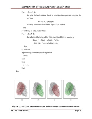 SEPARATION OF OVERLAPPED FINGERPRINTS | PDF