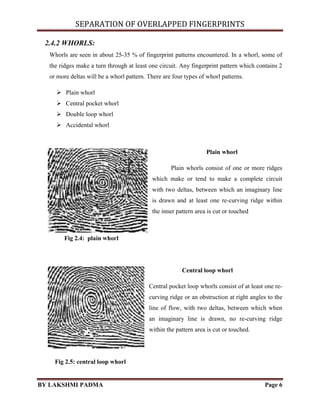 SEPARATION OF OVERLAPPED FINGERPRINTS | PDF