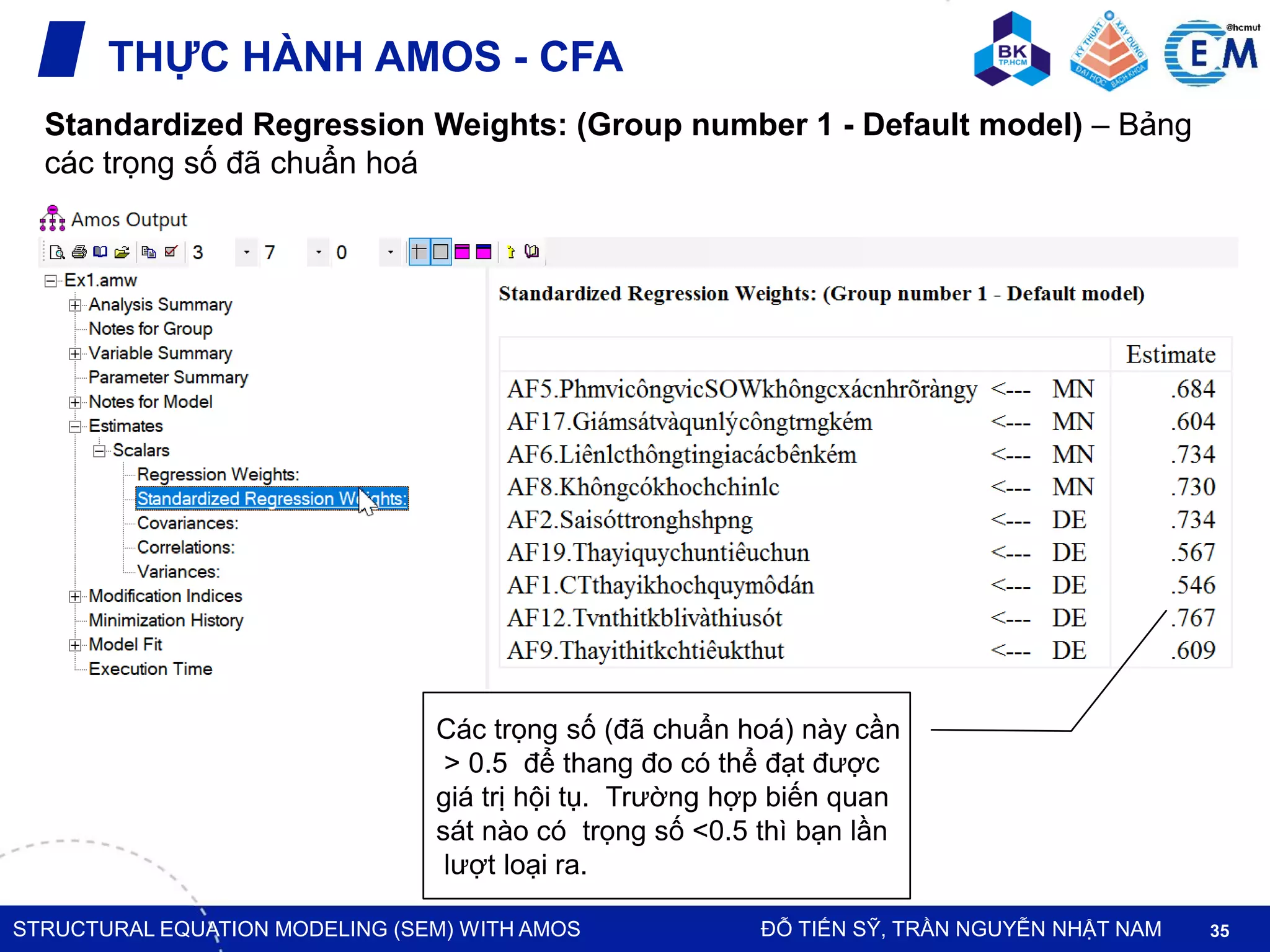 Structural Equation Modeling (SEM) with AMOS | PDF