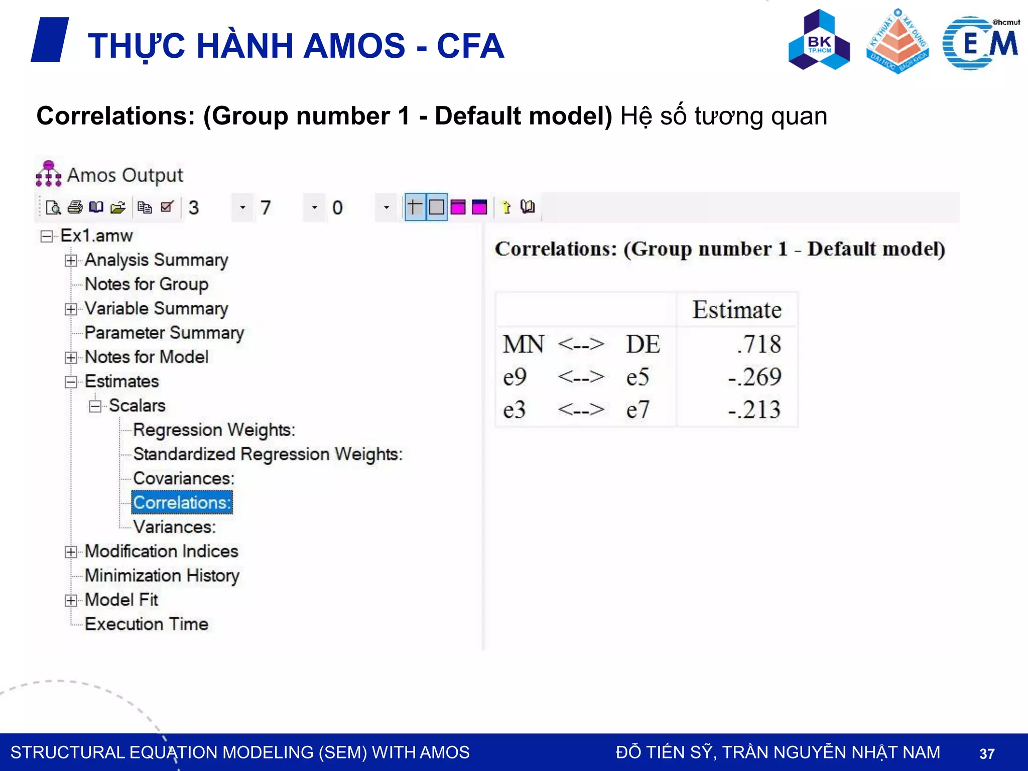 Structural Equation Modeling (SEM) with AMOS | PDF