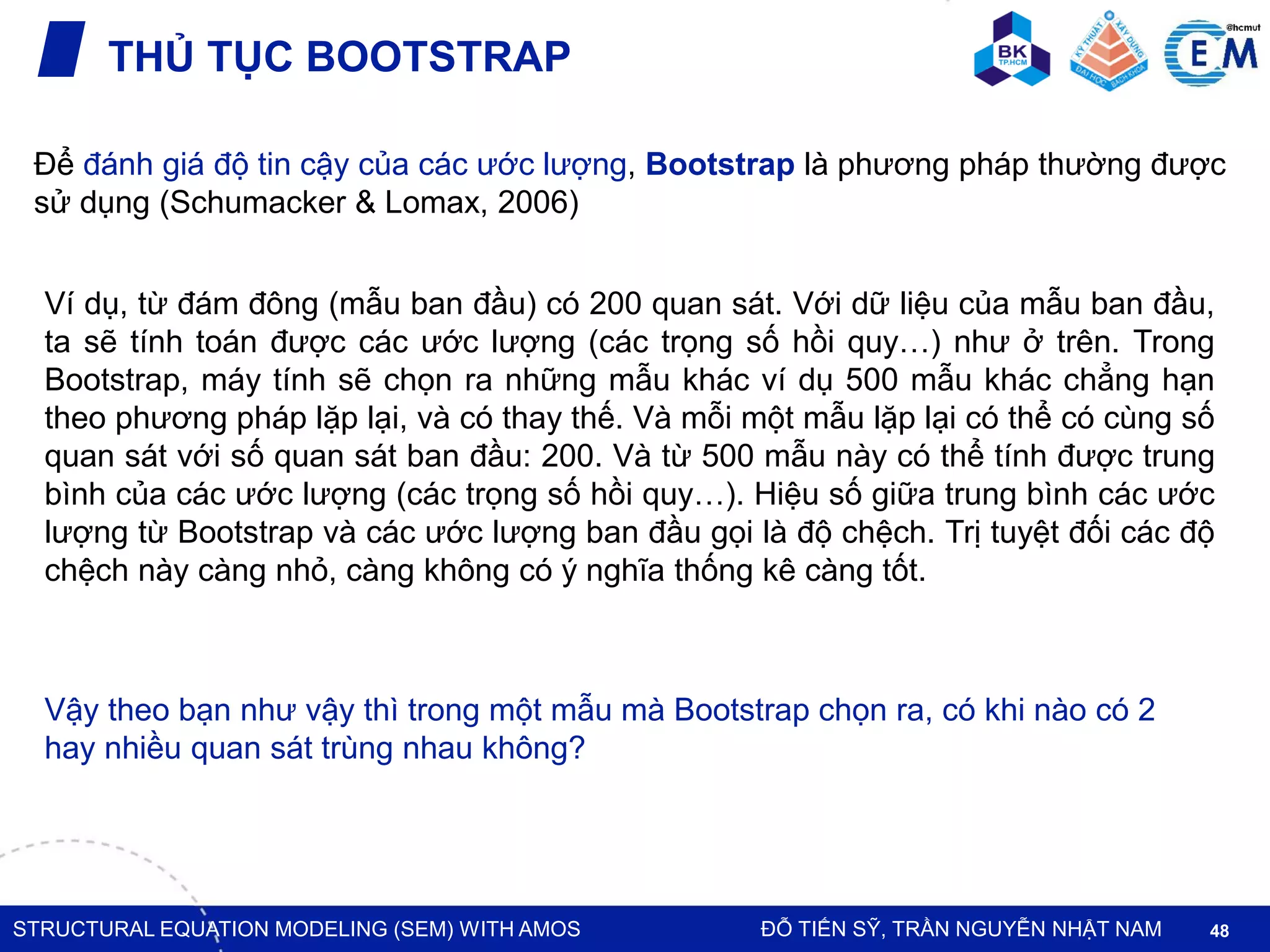 Structural Equation Modeling (SEM) with AMOS | PDF