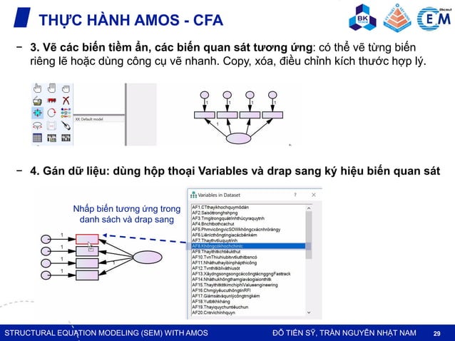 Structural Equation Modeling (SEM) with AMOS | PDF