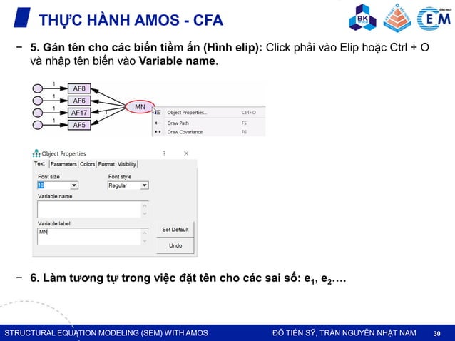 Structural Equation Modeling (SEM) with AMOS | PDF