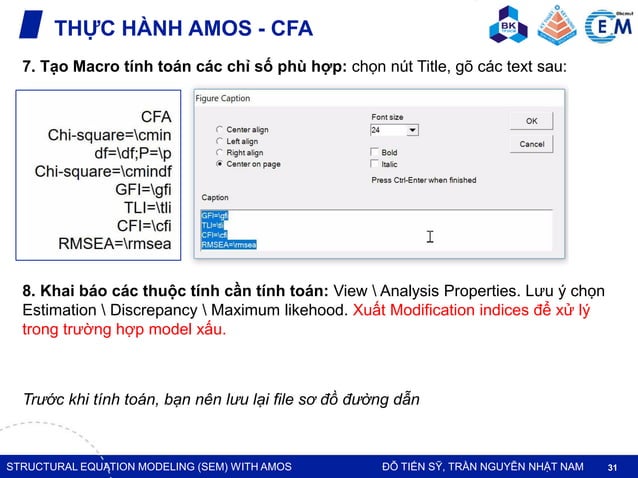 Structural Equation Modeling (SEM) with AMOS | PDF
