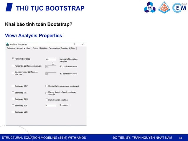 Structural Equation Modeling (SEM) with AMOS | PDF