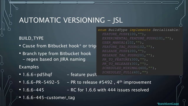 Semantic versioning implementation variations | PPTX