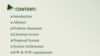 Sign language to text conversion power point presentation | PPTX