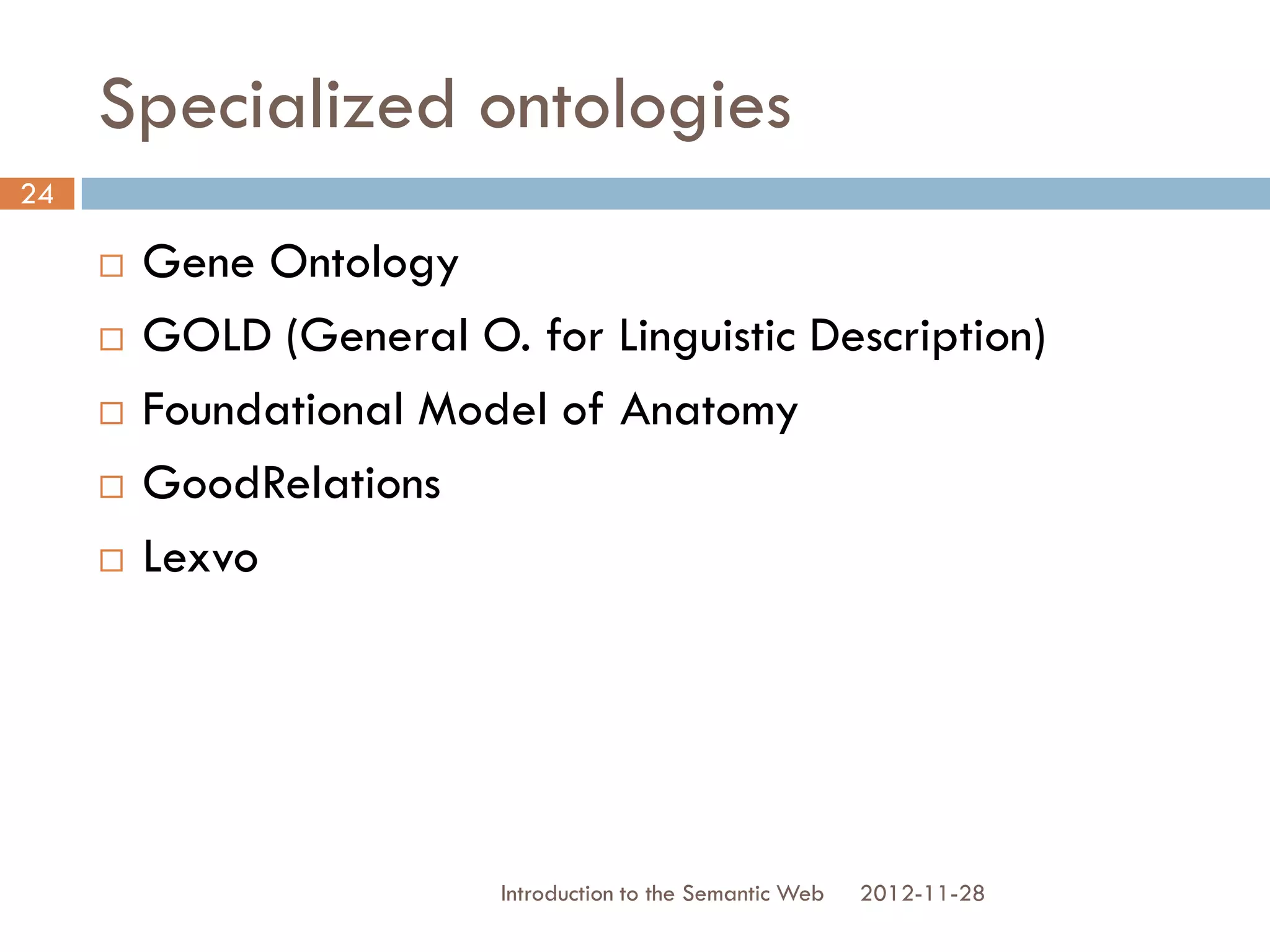 Introduction to the Semantic Web | PPTX