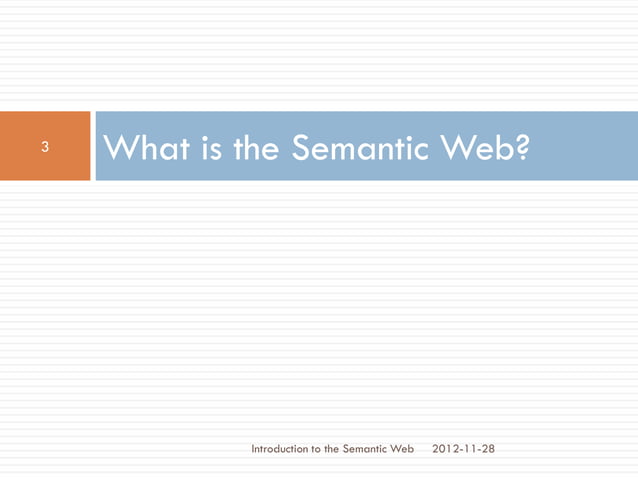 Introduction to the Semantic Web | PPTX | Web Design and HTML | Internet
