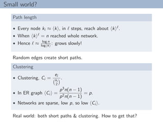 Introduction to complex networks | PPT