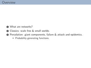 Introduction to complex networks | PPT