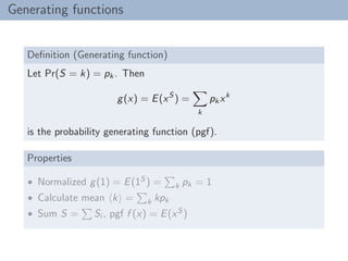 Introduction to complex networks | PPT