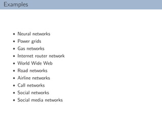 Introduction to complex networks | PPT