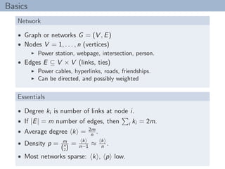 Introduction to complex networks | PPT