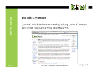 IkeWiki Tutorial | PPT