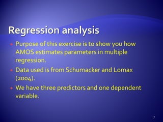 Sem with amos ii | PDF