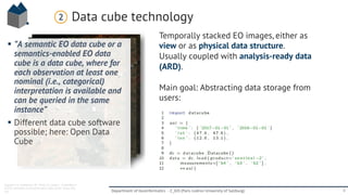 Sentinel-2 Semantic Data & Information Cube Austria | PDF