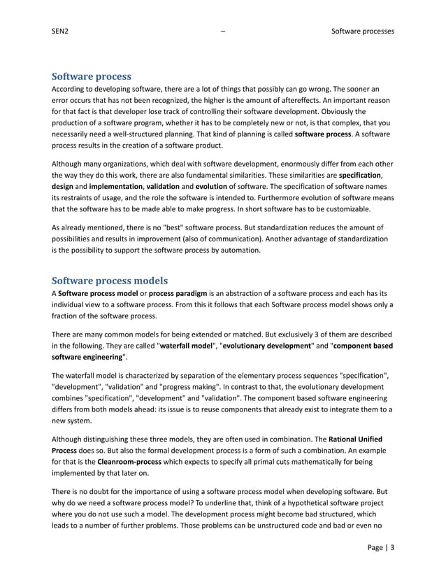 Sen2 Software Processes | PDF | Computer Software and Applications | Computing