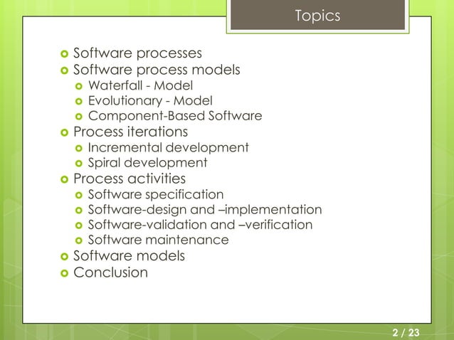 Sen2 Software Processes | PPTX | Computer Software and Applications | Computing