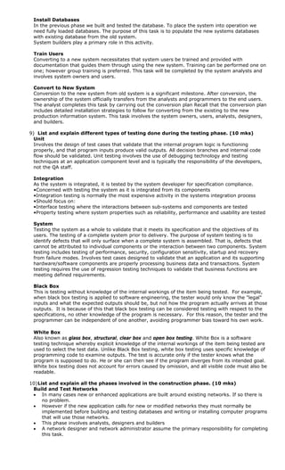 Software Engineering Important Short Question for Exams | PDF ...