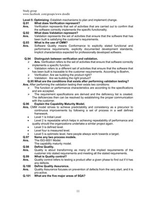 Software Engineering Past Papers Notes | PDF