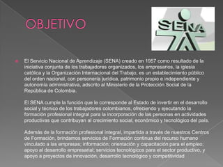 Sena historia mision vision | PPTX