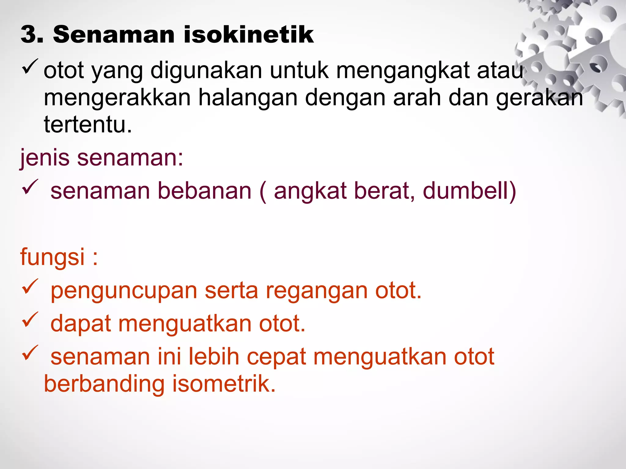 Senaman dan fungsinya | PPT