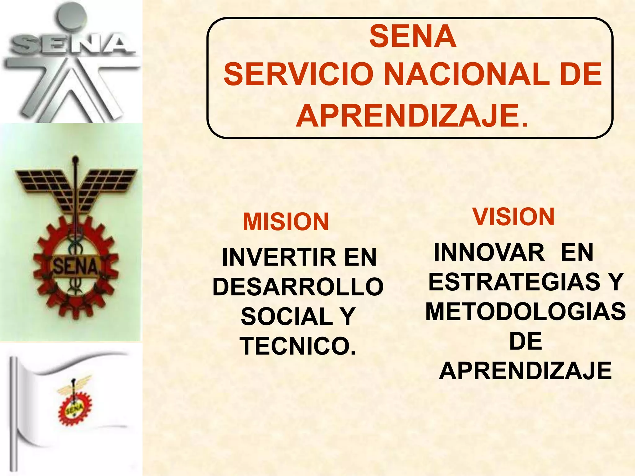 Sena mision vision en imagen | PPSX