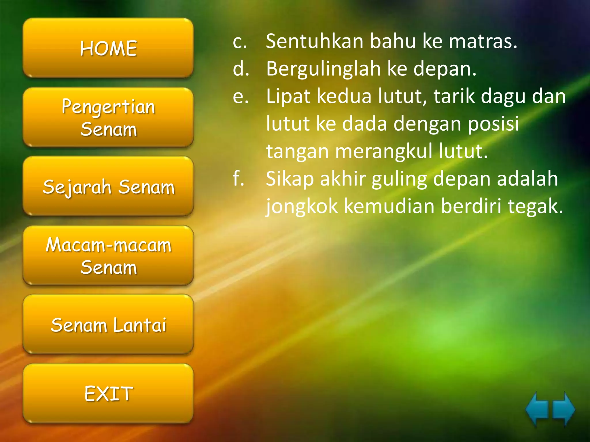Senam lantai | PPTX