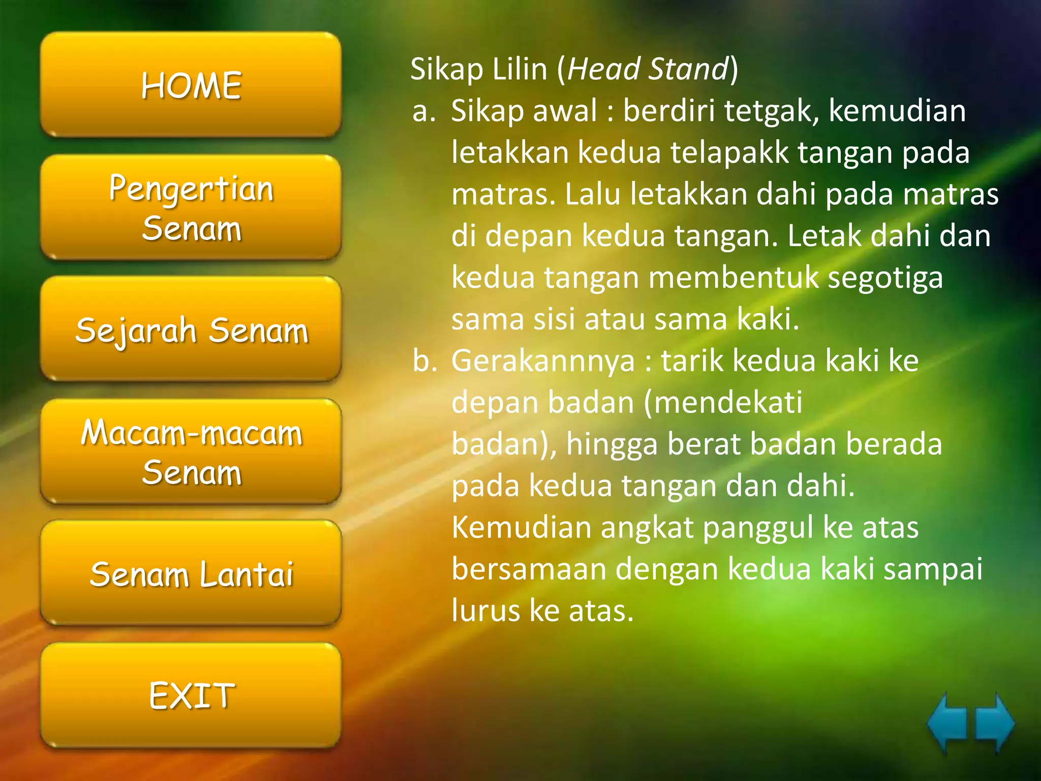 Senam lantai | PPTX