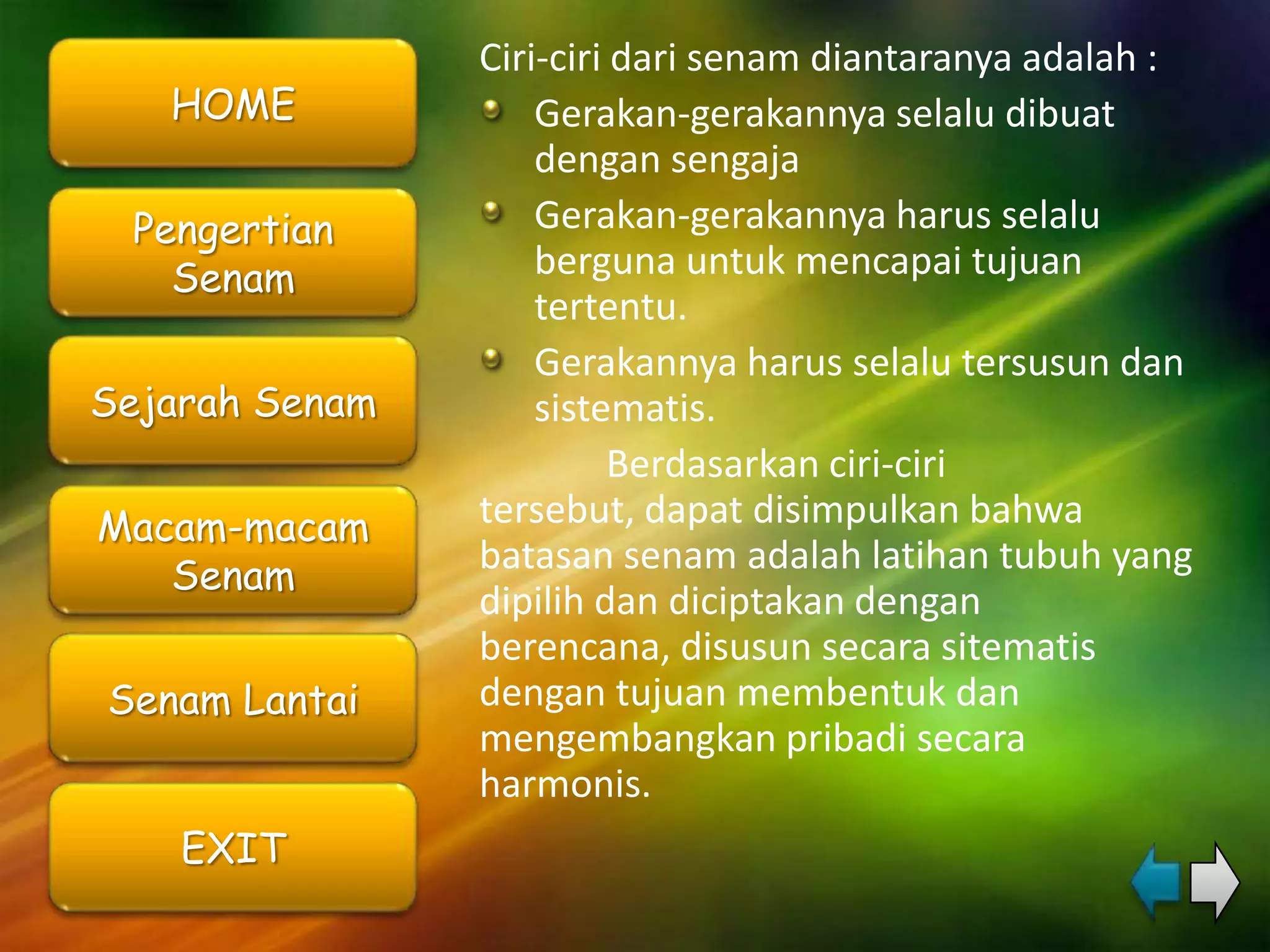 Senam lantai | PPTX