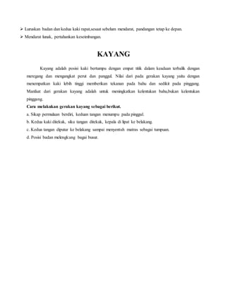 Senam lantai | DOCX