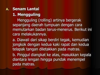 Senam Lantai (Guling depan meroda-lompat kangkang | PPT