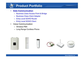 Senao Networks Product Roadmap Introduction Q2 2009 | PDF