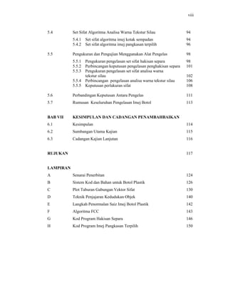 Senarai kandungan | PDF