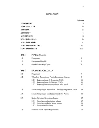 Senarai kandungan | PDF