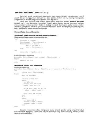 Senarai berantai | PDF