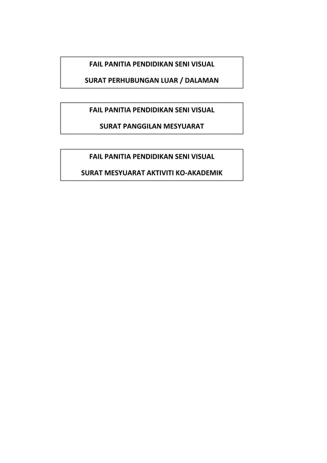 Senarai kandungan fail panitia psv | DOCX