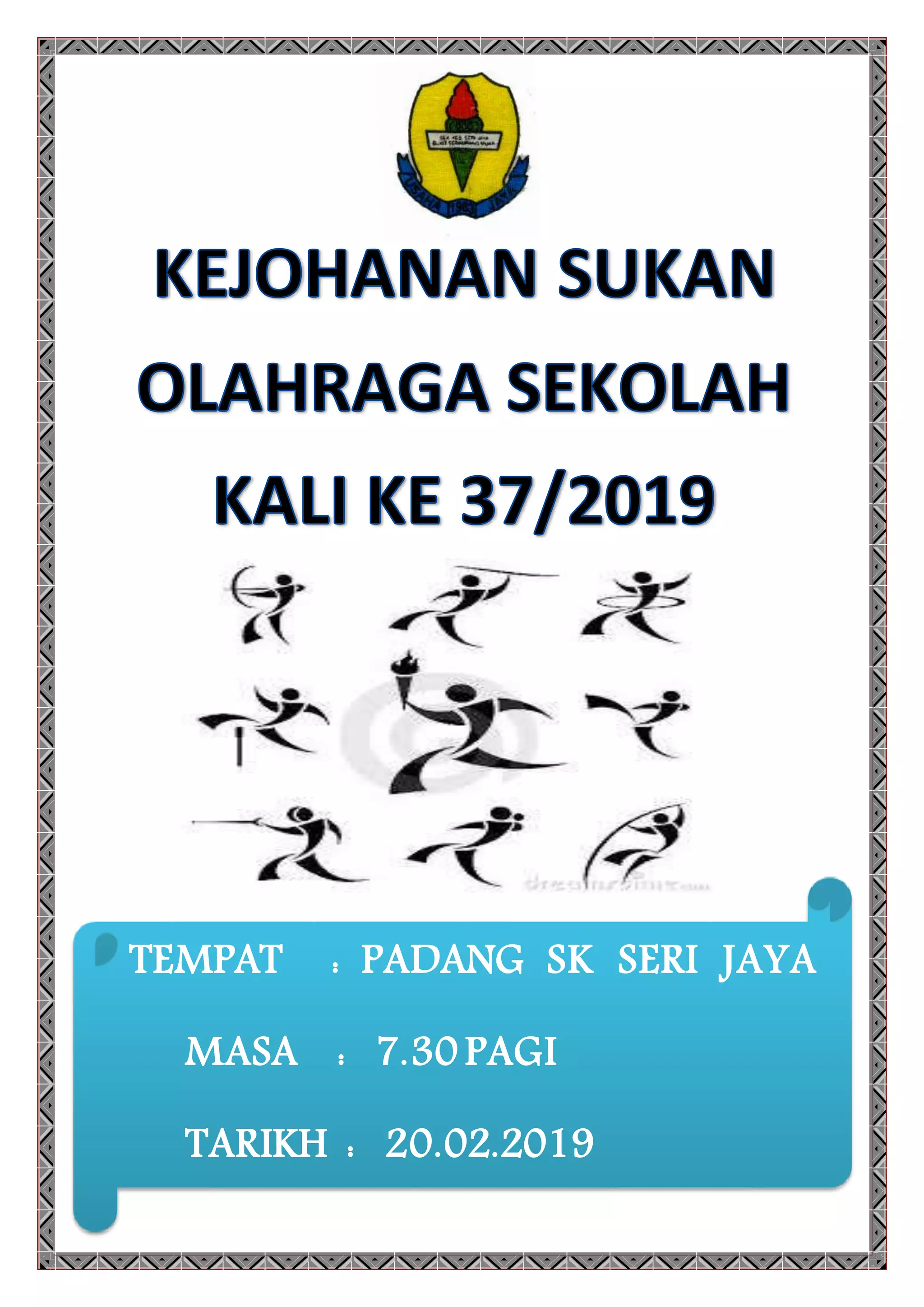 Senarai pendaftaran sukan | PDF