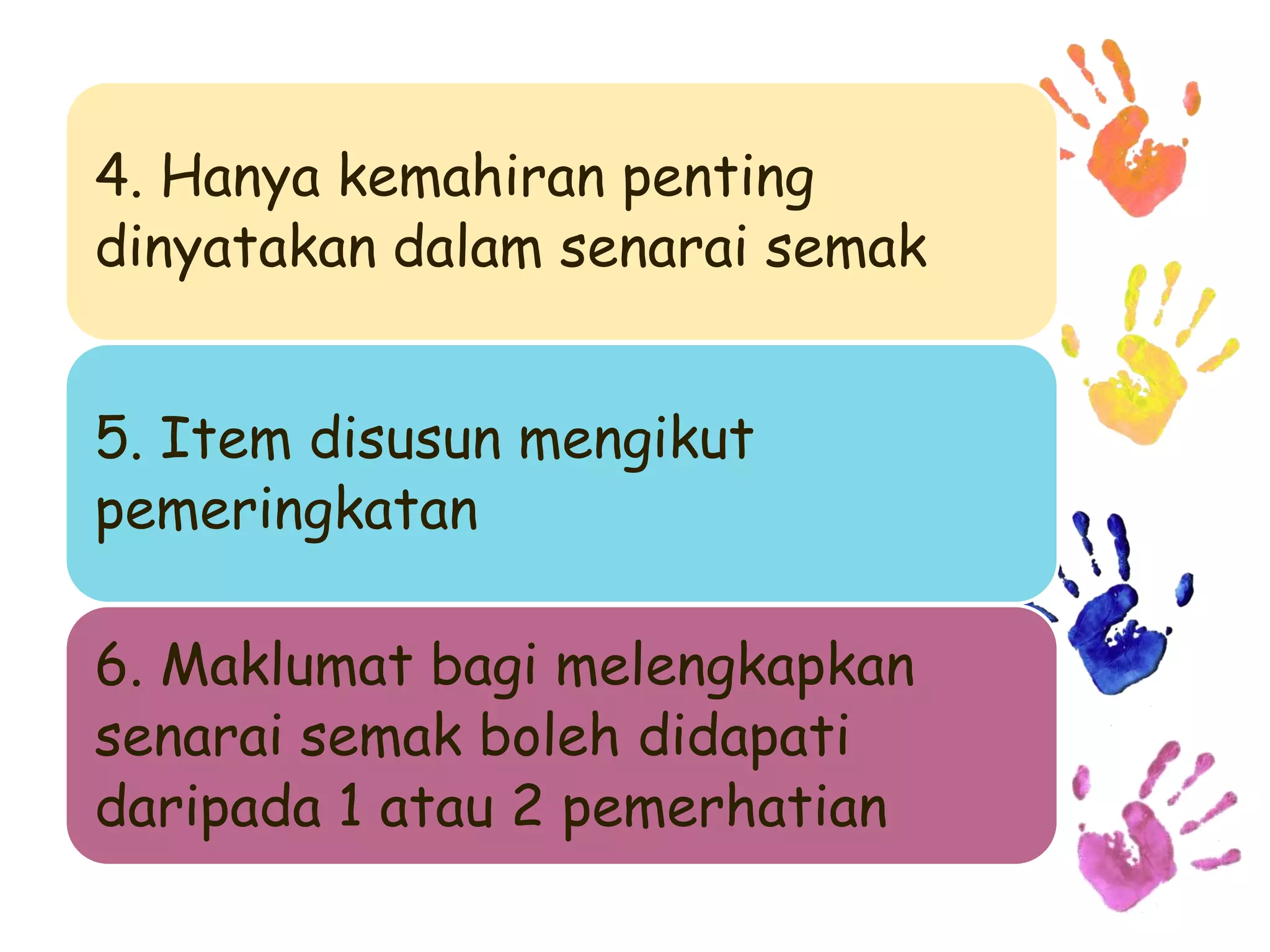 Senarai semak | PPTX